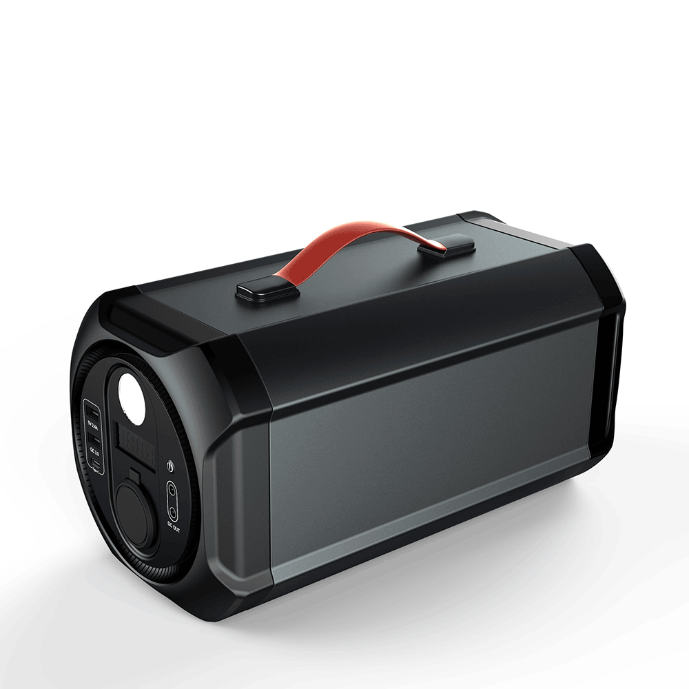 Portable Power Station 500W Backup Lithium Battery, 110V/200W Solar Ge